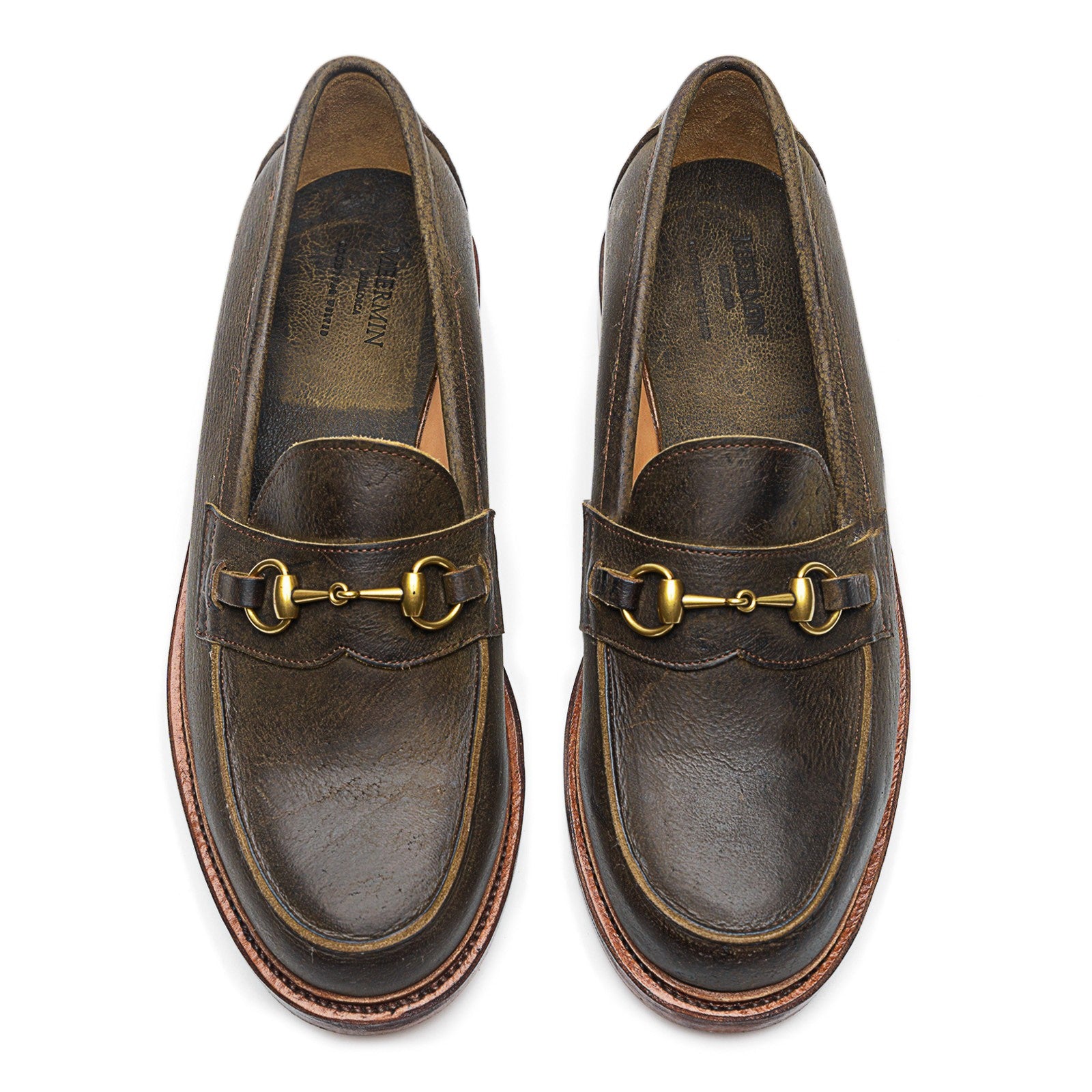 101633 - CAPER GREEN WAXY KUDU - E – Meermin Shoes